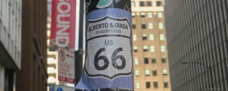 Chicago, IL – Historic Route 66 Begin/End Sign – USA Road Trips by Max